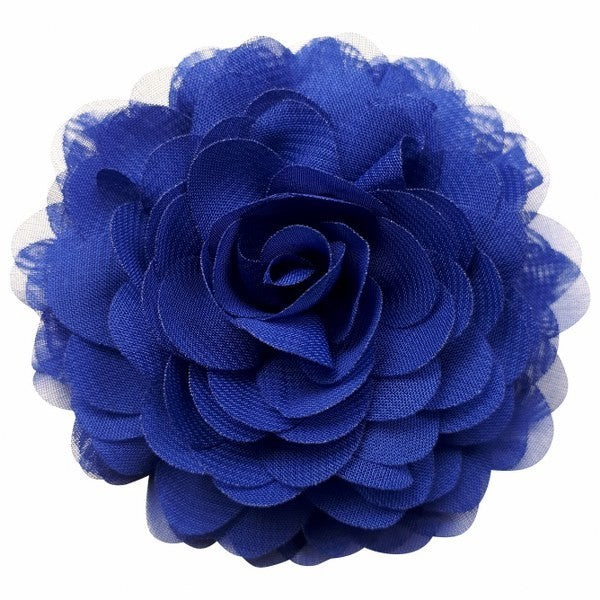 Jet Blue Chiffon Corsage – Dresses Boutique B.V.
